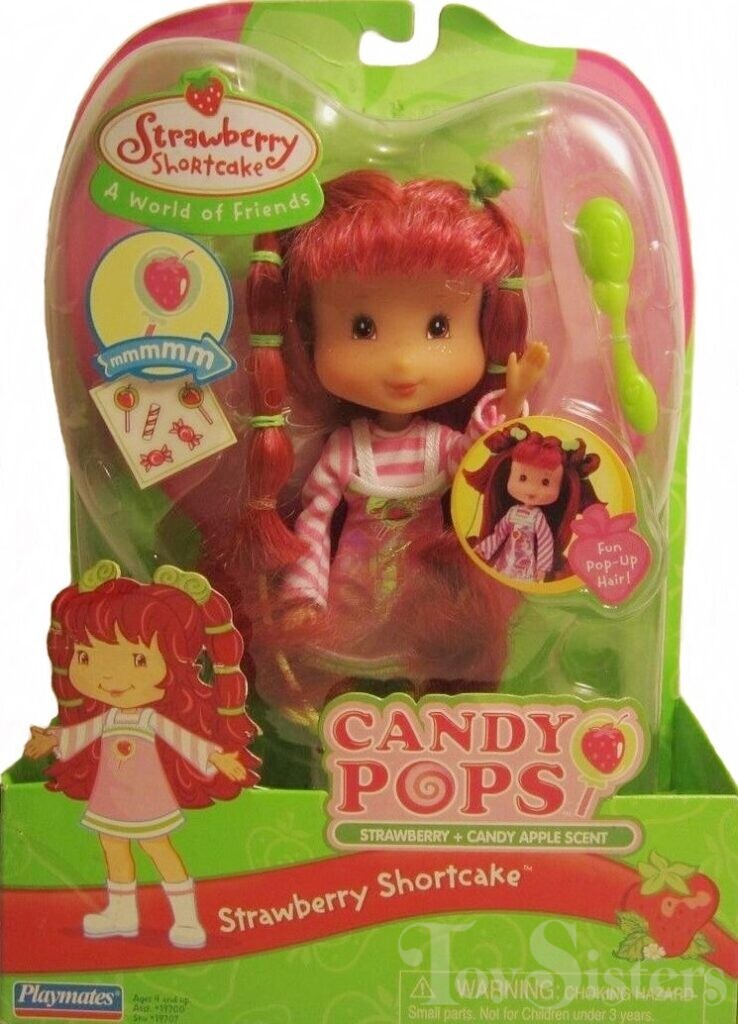 Strawberry Shortcake Playmates Candy Pops Strawberry Shortcake - Toy ...