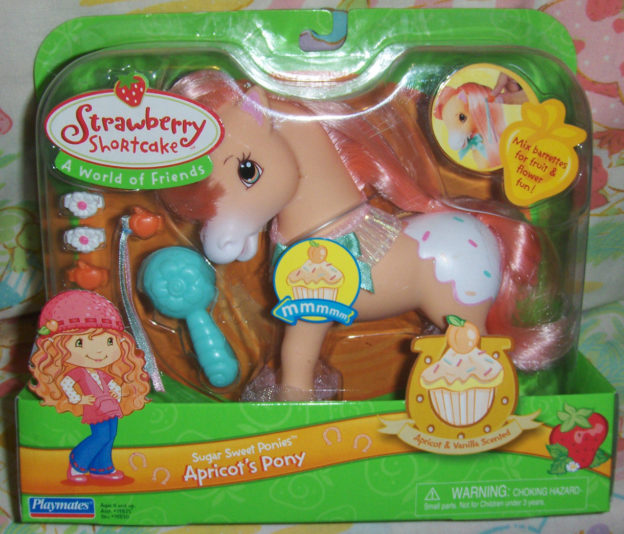 Strawberry Shortcake Playmates Sugar Sweet Ponies Apricot's Pony - Toy ...