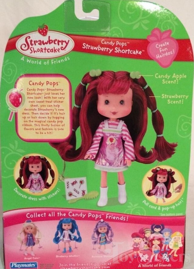 Strawberry Shortcake Playmates Candy Pops Strawberry Shortcake - Toy ...