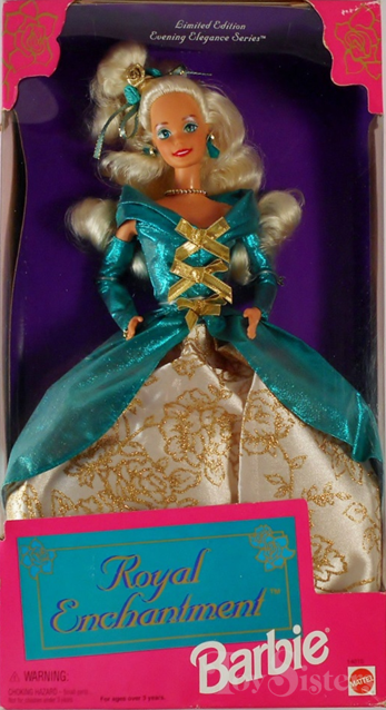 1995/1996 Royal Enchantment OR Governor's Ball Barbie - Toy Sisters