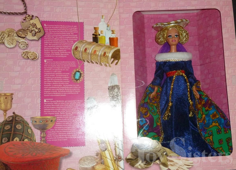 1994/1995 The Great Eras Collection Medieval Lady Barbie - Toy Sisters