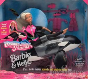 1995/1996 Ocean Friends Barbie & Keiko (#15428 / #16214) – Toy Sisters