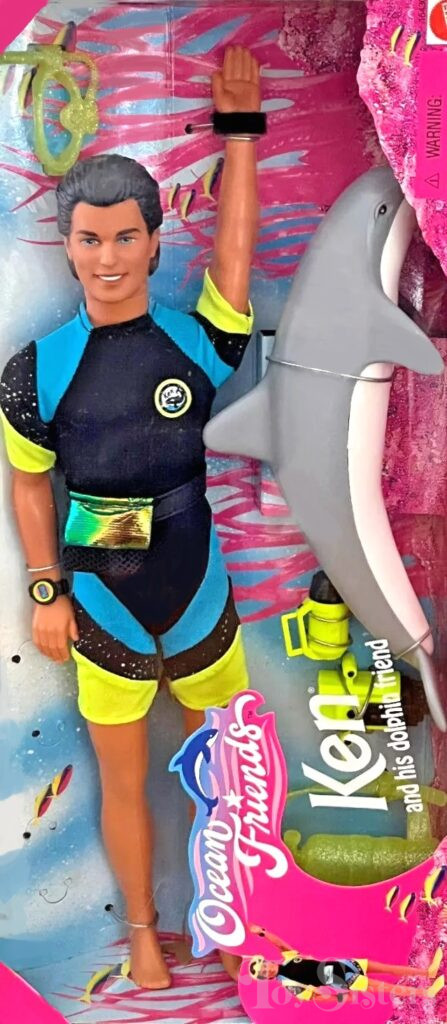 1995/1996 Barbie Ocean Friends Ken (#15430) - Toy Sisters