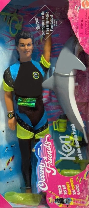 1995/1996 Barbie Ocean Friends Ken (#15430) - Toy Sisters