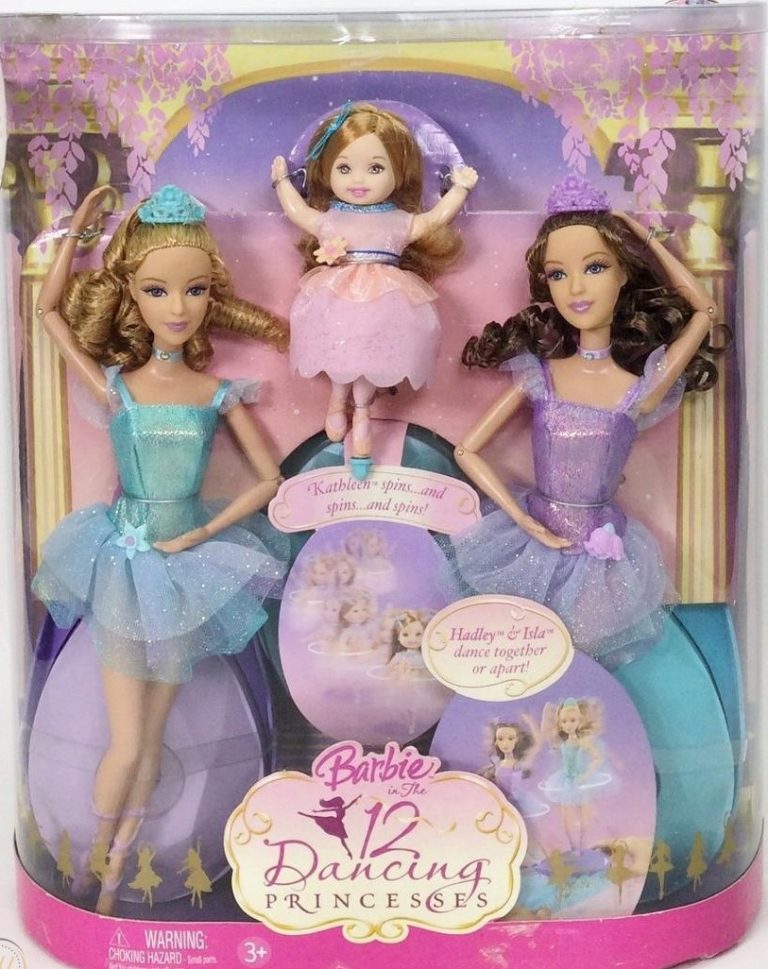 2006 Barbie 12 Dancing Princesses Isla & Hadley - Toy Sisters