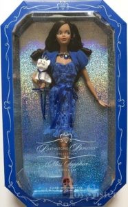 2007 Birthstone Beauties Barbie September Miss Sapphire AA - Toy Sisters