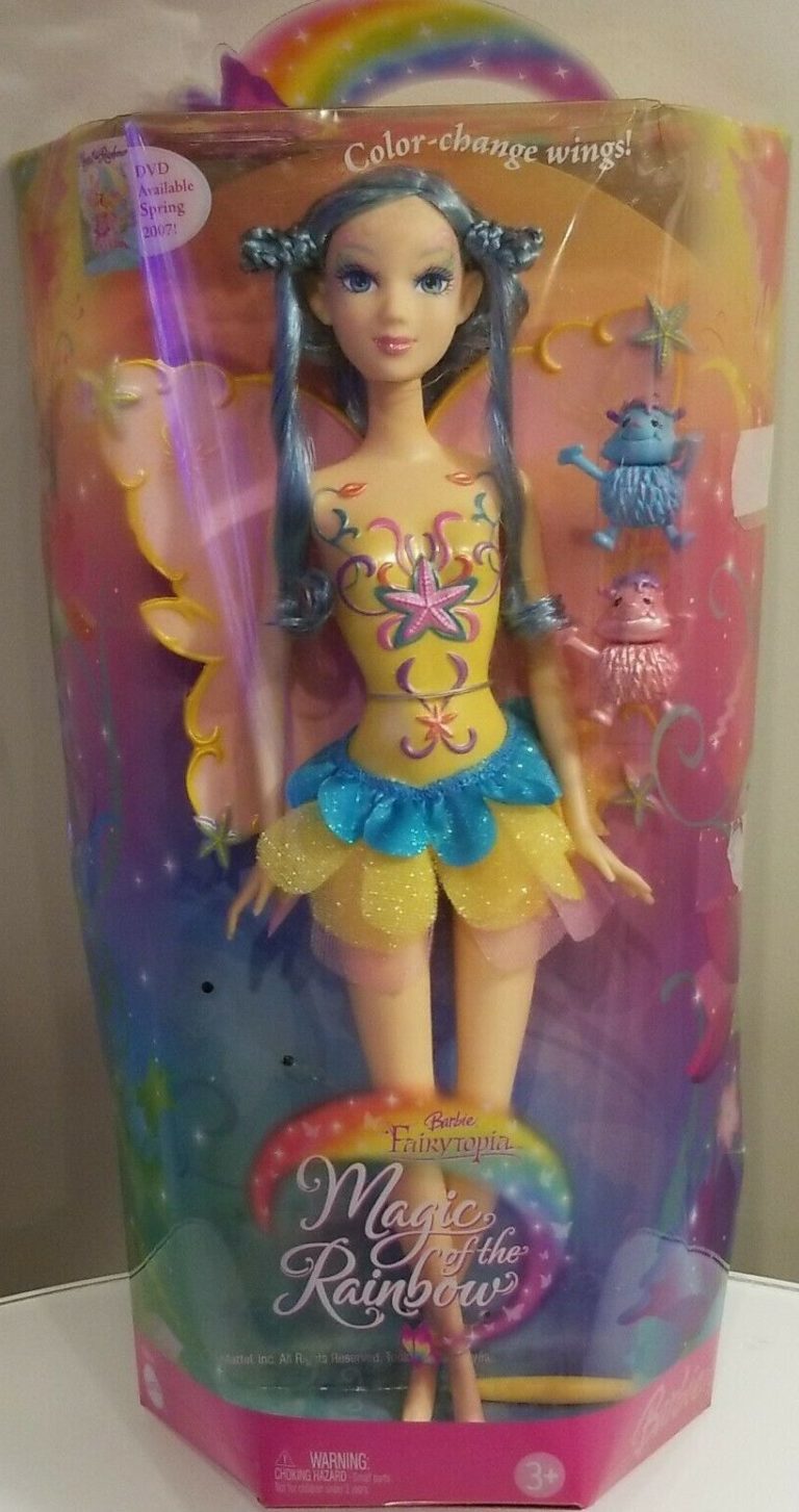 2006 Barbie Fairytopia Magic of the Rainbow Blue Hair Fairy – Toy Sisters