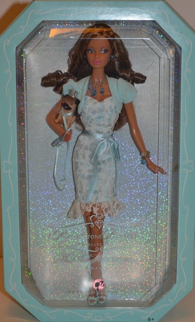 2007 Birthstone Beauties Barbie March Miss Aquamarine AA – Toy Sisters