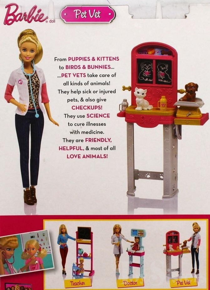 2014/2015 Career Pet Vet Barbie - Toy Sisters