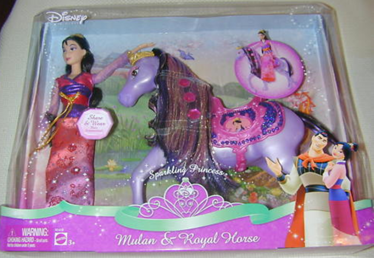 Disney Mattel Sparkling Princess Mulan Doll 2 - Toy Sisters