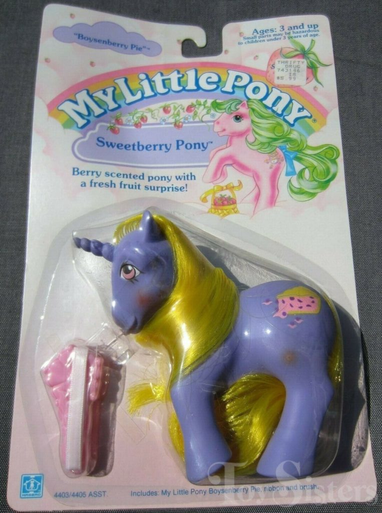 Vintage My Little Pony Sweetberry Boysenberry Pie - Toy Sisters