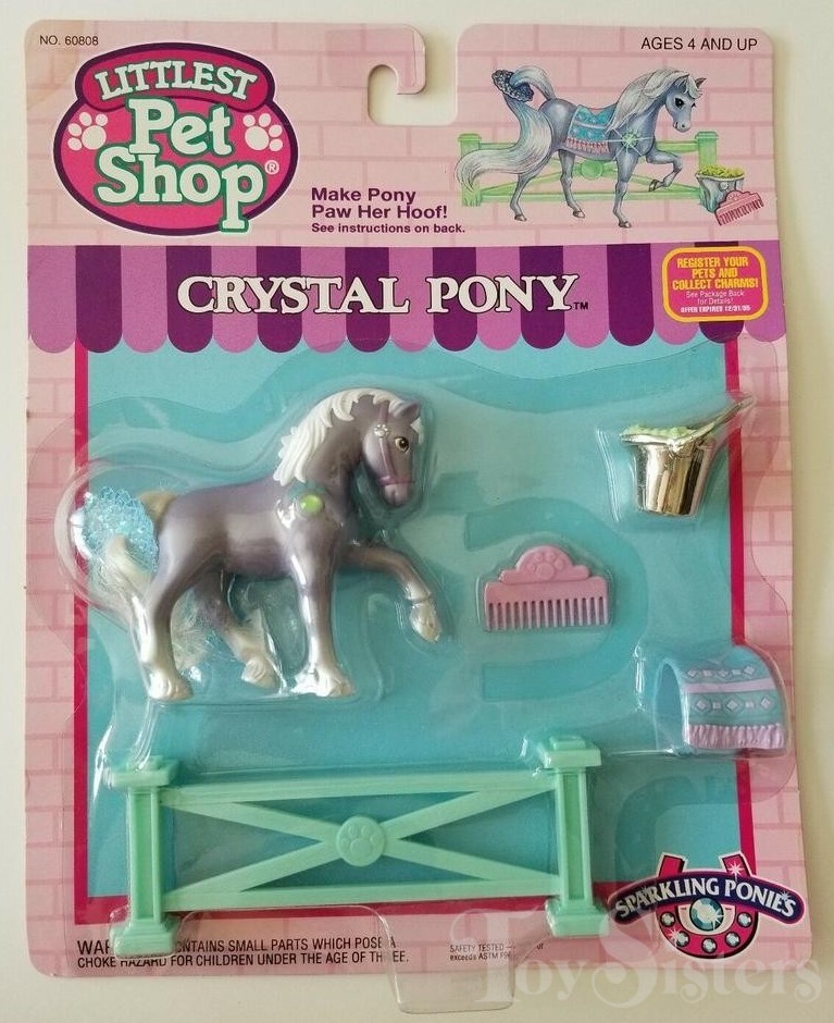 1994 Littlest Pet Shop Sparkling Ponies Crystal Pony Toy Sisters 1994 Littlest Pet Shop Sparkling Ponies Crystal Pony Toy Sisters