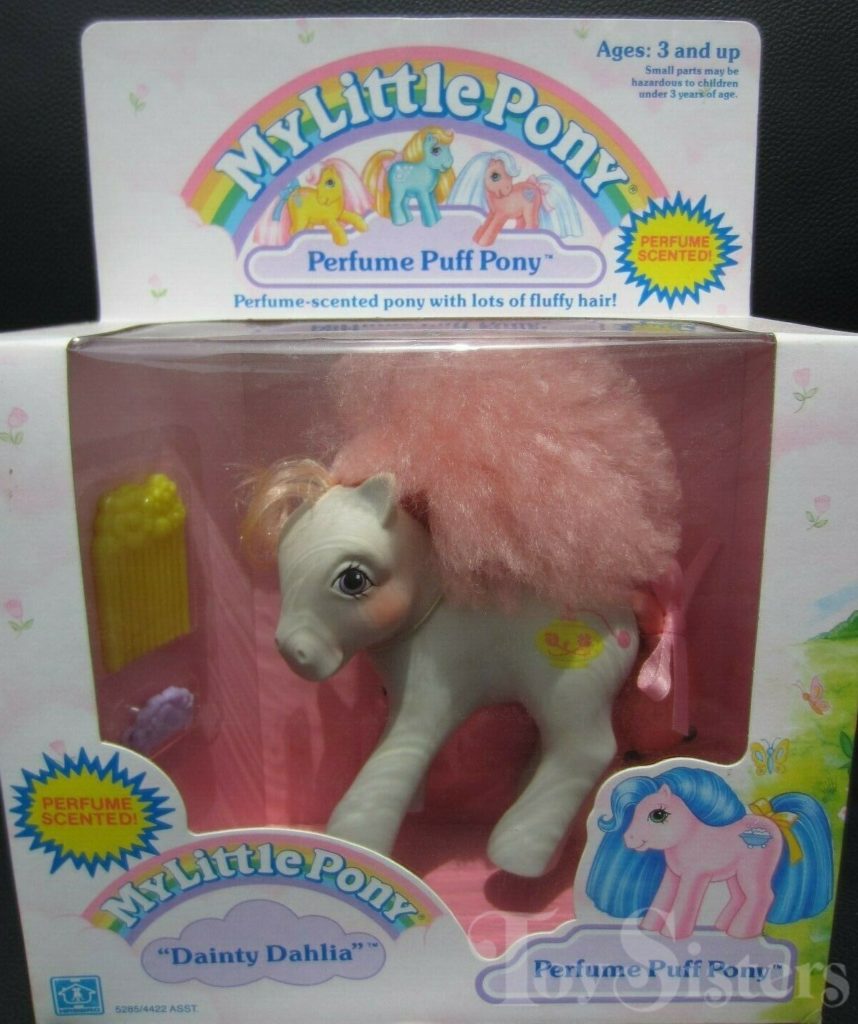 Vintage My Little Pony Perfume Puff Dainty Dahlia - Toy Sisters