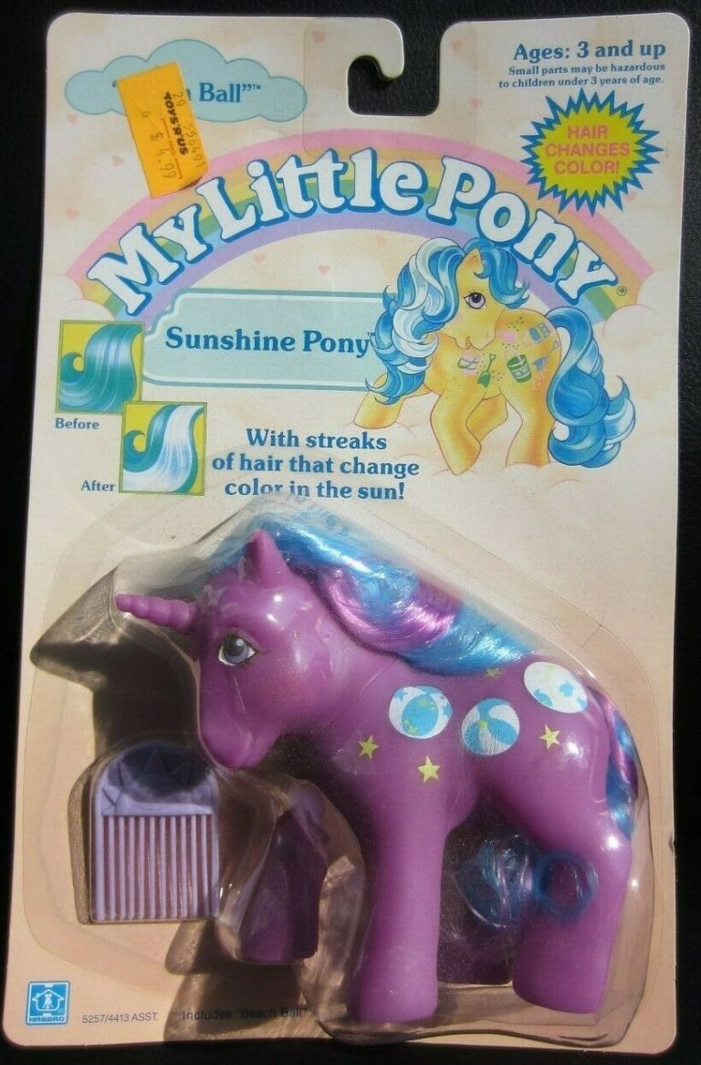 Vintage My Little Pony TAF Sunshine Beach Ball – Toy Sisters