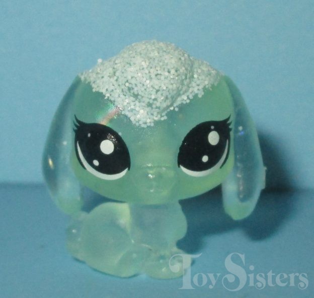 Littlest Pet Shop Frosted Wonderland Flurries Teensie Green Bunny - Toy ...
