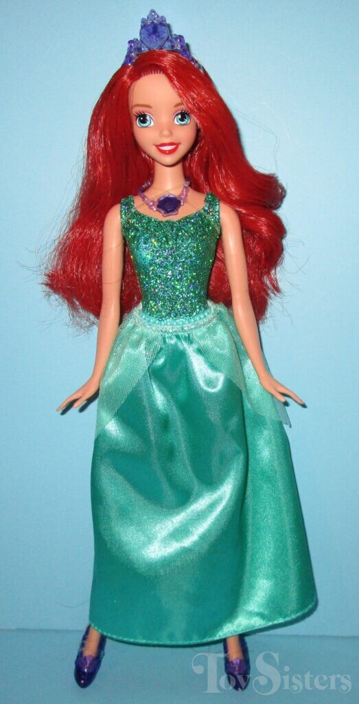 Disney Mattel #3 Little Mermaid Sparkling Princess Ariel 1 Doll - Toy ...