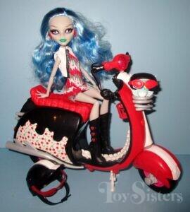 Monster High Ghoulia Yelps' Scooter (2012) #X4497 #X3659 - Toy Sisters