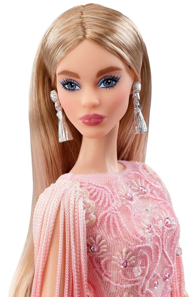 2017 Blush Fringed Gown Barbie - Toy Sisters