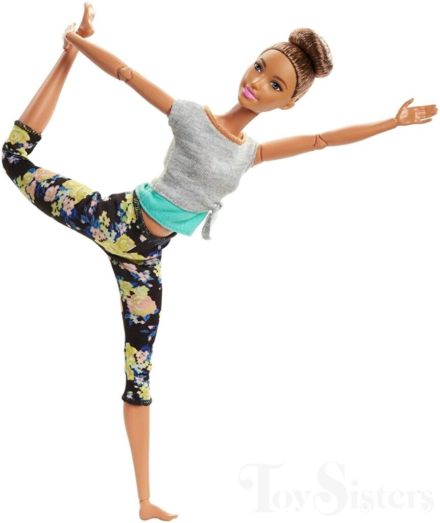 2017/2018 Barbie Made to Move Yoga Hispanic (FTG82) - Toy Sisters