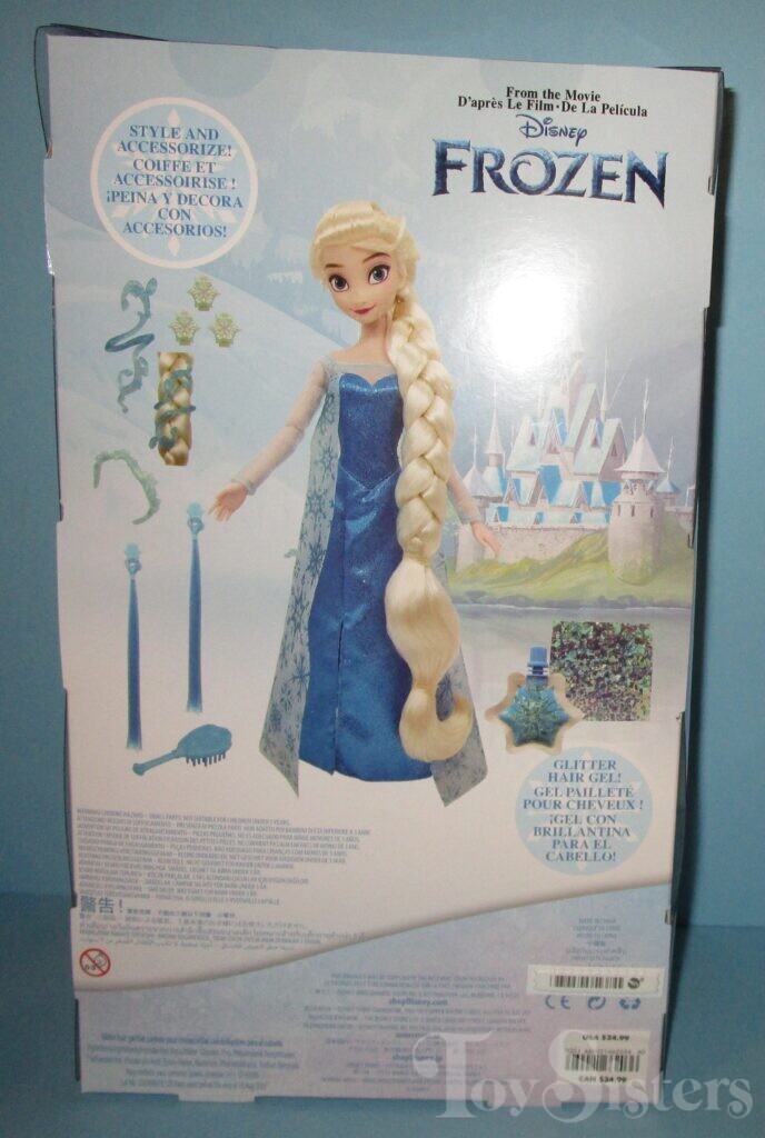 Disney Store Frozen Hair Play Elsa (2020) - Toy Sisters