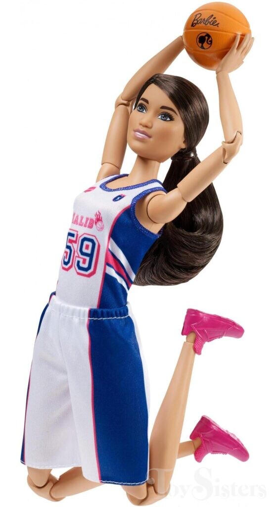 2018/2019 Made to Move Barbie Basketball Player Barbie (FXP06) - Toy ...