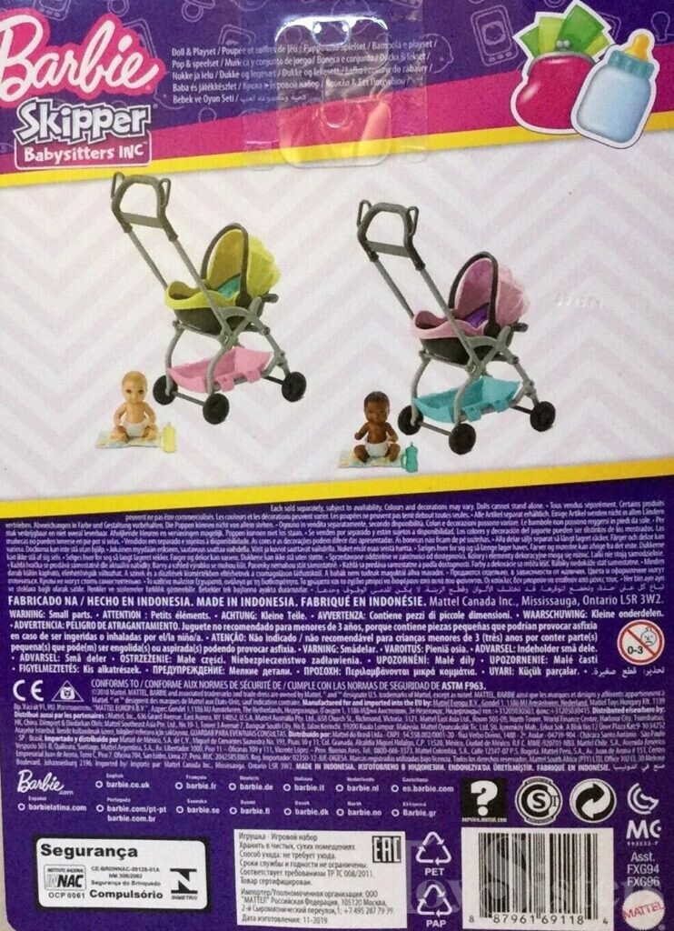 2018/2019 Barbie Skipper Babysitters Inc Sandbox Slide Playset ...