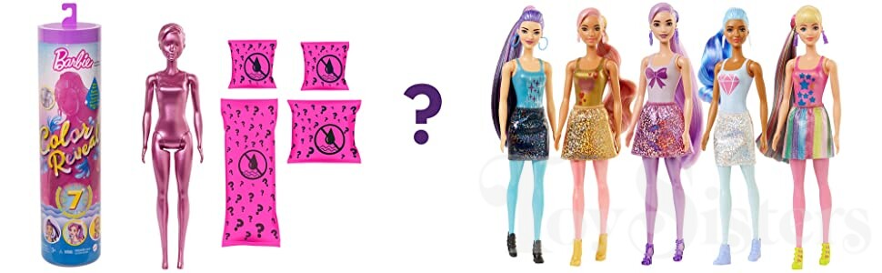 2019/2020 Series 5 Shimmer Color Reveal Barbie Diamond (GTR93) - Toy ...