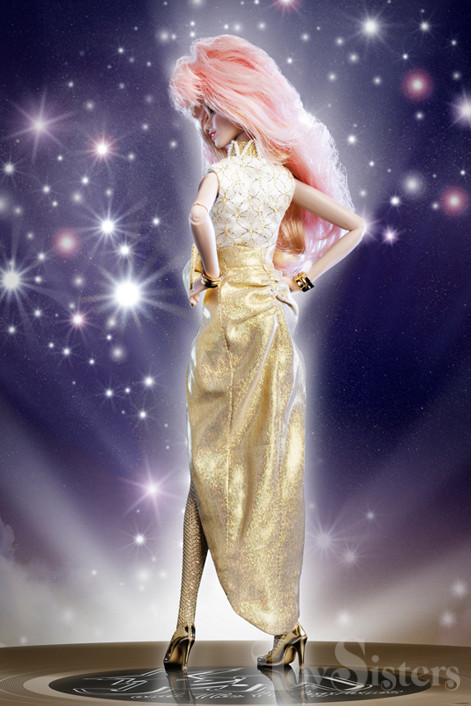 Integrity Jem SDCC Glitter 'n Gold Jem/Jerrica Doll (#14044) - Toy Sisters