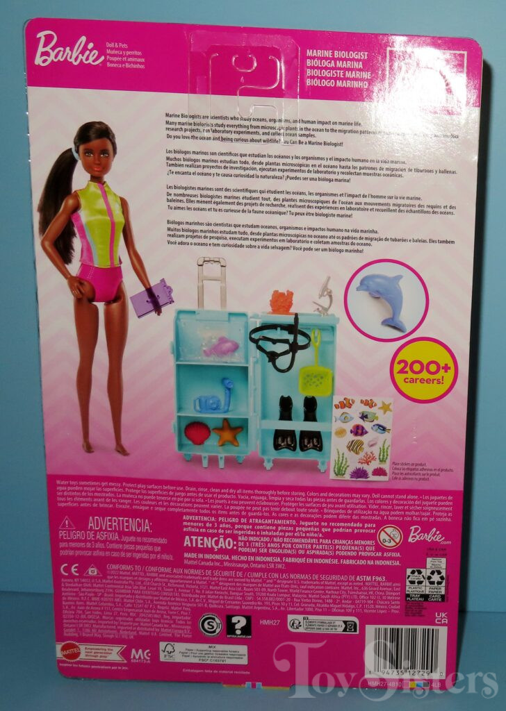 2022 You Can Be Anything Marine Biologist Barbie AA (HMH27) - Toy Sisters