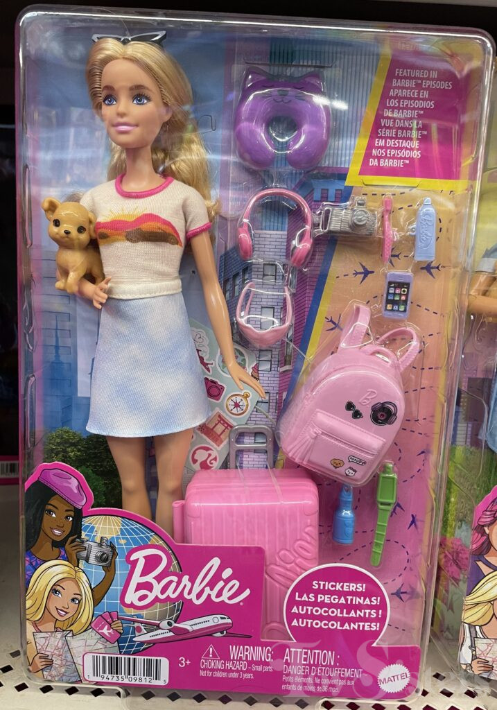 2022 Vacation Travel Barbie Doll, Puppy, & Accessories (HJY18) - Toy ...