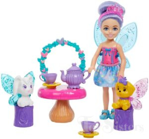 2023 Dreamtopia Barbie Fairy Chelsea Toddler Doll 3-Pack Carousel ...