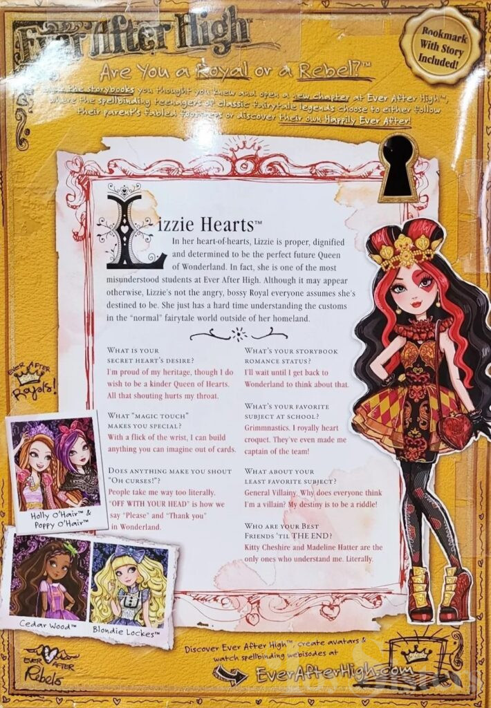 Ever After High First Chapter Lizzie Hearts - Toy Sisters