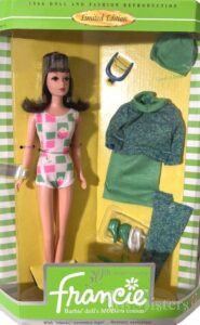 1996 Barbie 30th Anniversary Reproduction Francie Doll (#14608) - Toy ...