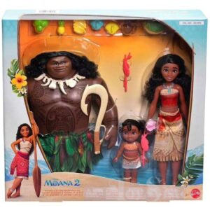 Disney Princess Moana 2 Mattel Maui Motunui & Beyond Adventure Set ...